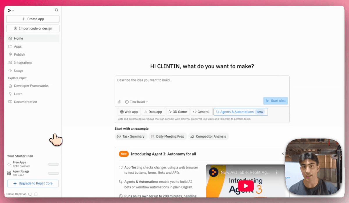 Build agents and automations using Replit Agent 3 | AI Guide | The ...